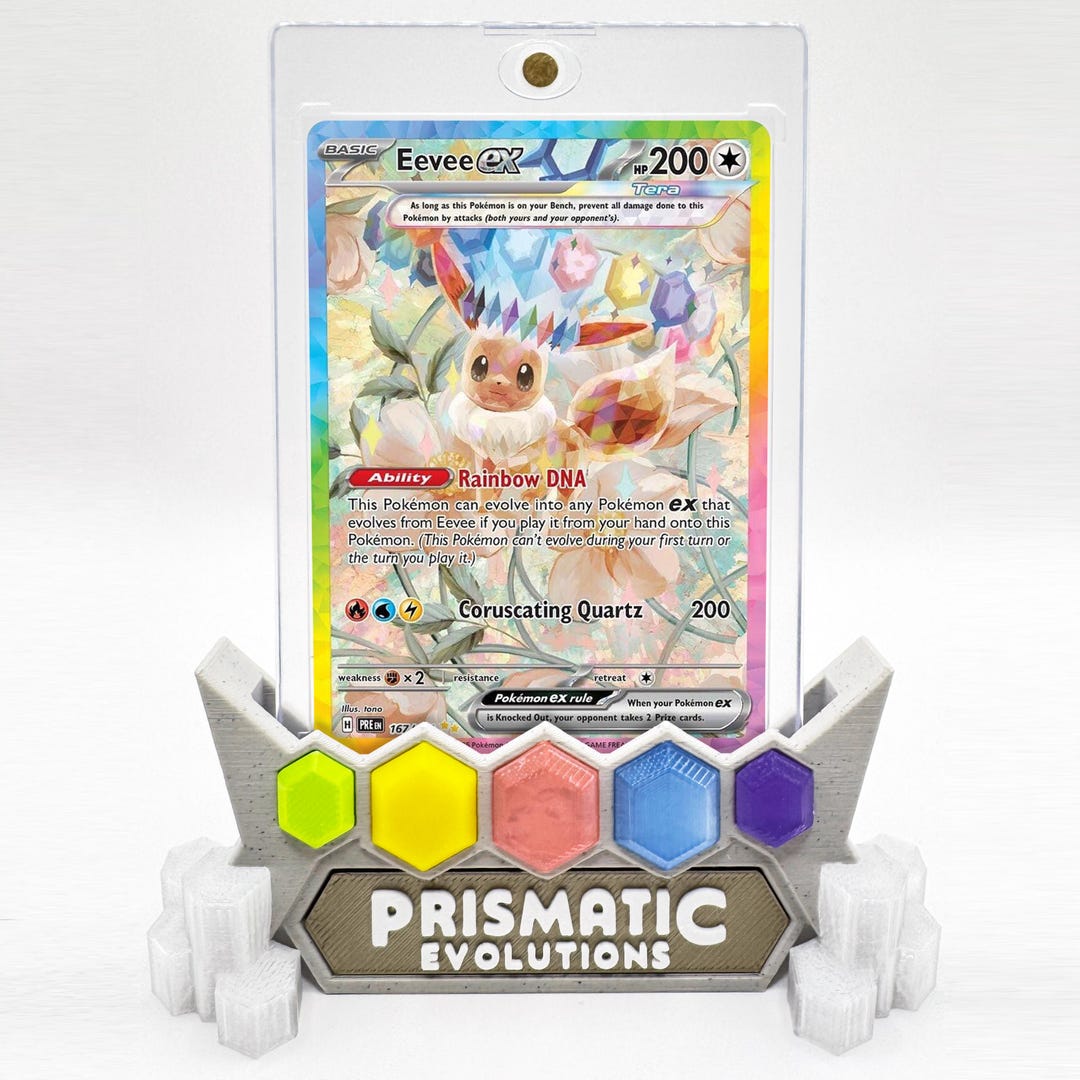 Pokemon TCG Card Stand Eevee - Etsy
