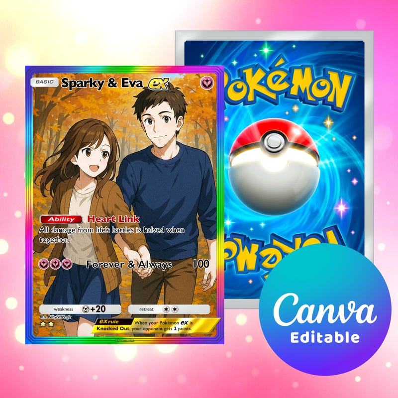 Custom.pokemon Cards - Etsy