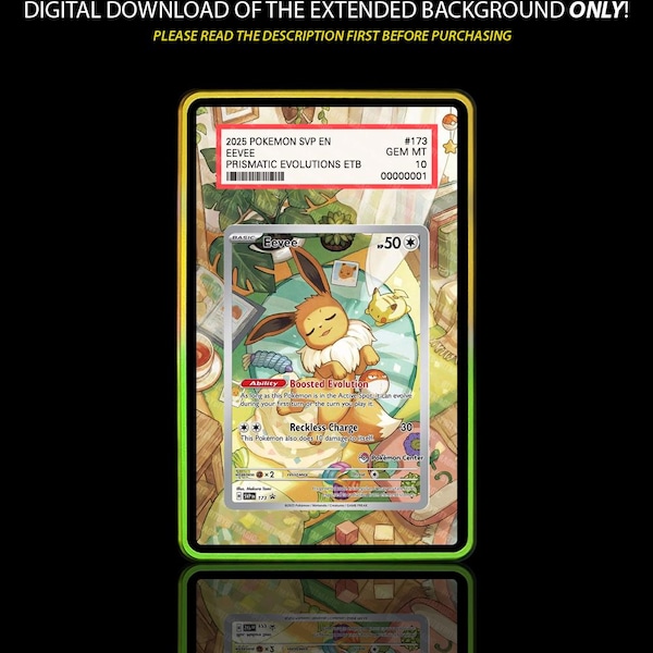 Graded Eevee - Etsy