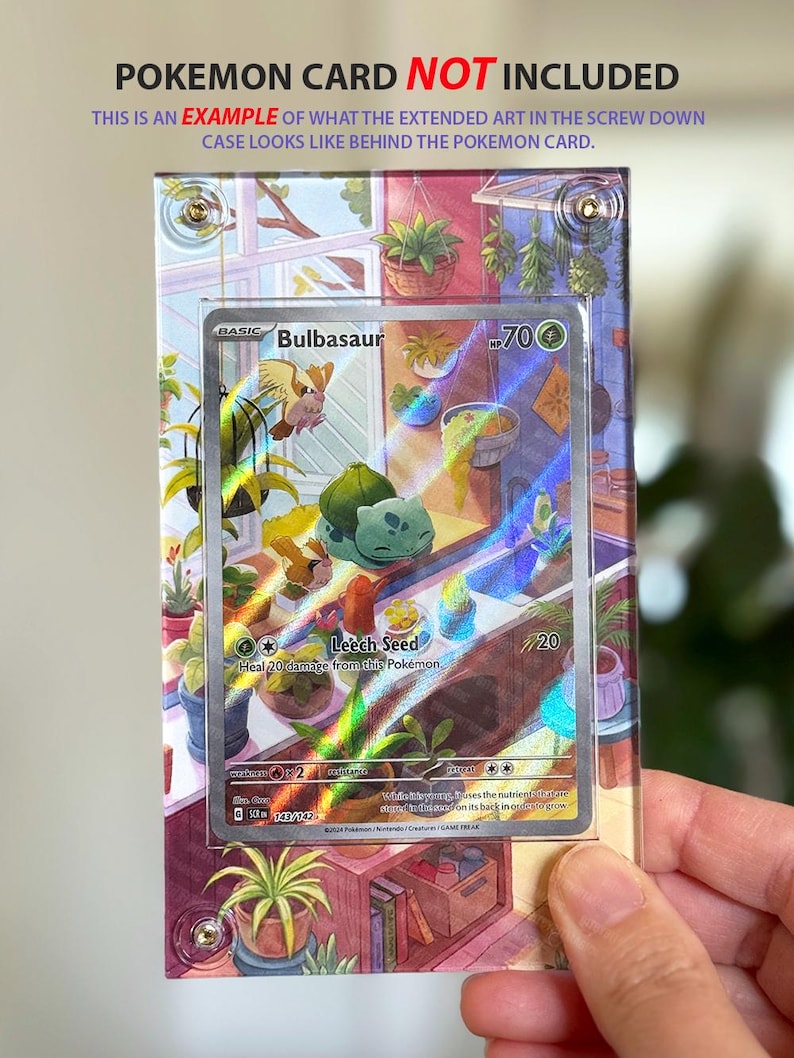 Bulbasaur Pokemon Extended Art, Bulbasaur, Pokemon Card Extended Art ...