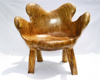 Vintage 1930s Savonarola Solid Wood Slatted Chair Hand Carved Victorian ...