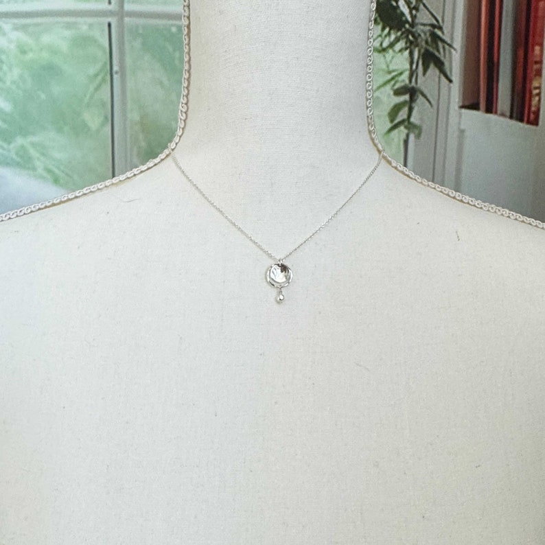 Dainty Necklace, Silver or Mixed Metal, Handmade Everyday Jewelry ...