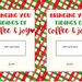 Coffee Tag, Christmas Coffee Tag, Holiday Tag, Coffee and Joy Tag ...