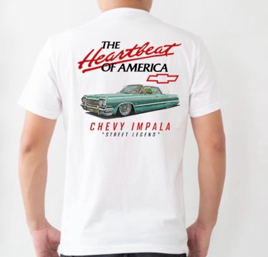 Heartbeat of America Classic Chevrolet T Shirt. 1964 Impala Shirt ...