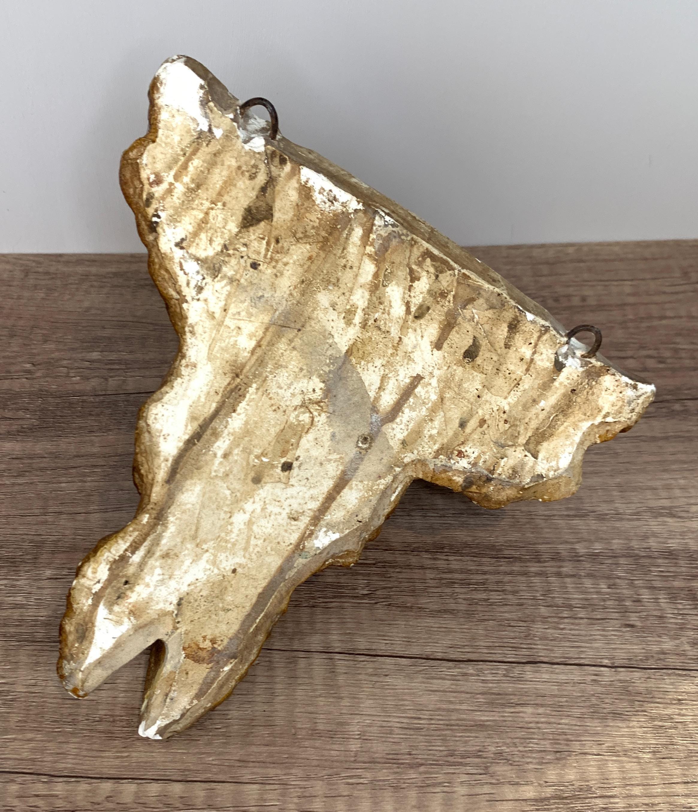 Vintage Chalkware Angel Wall Shelf | Vintage Chalkware Cherub Shelf ...