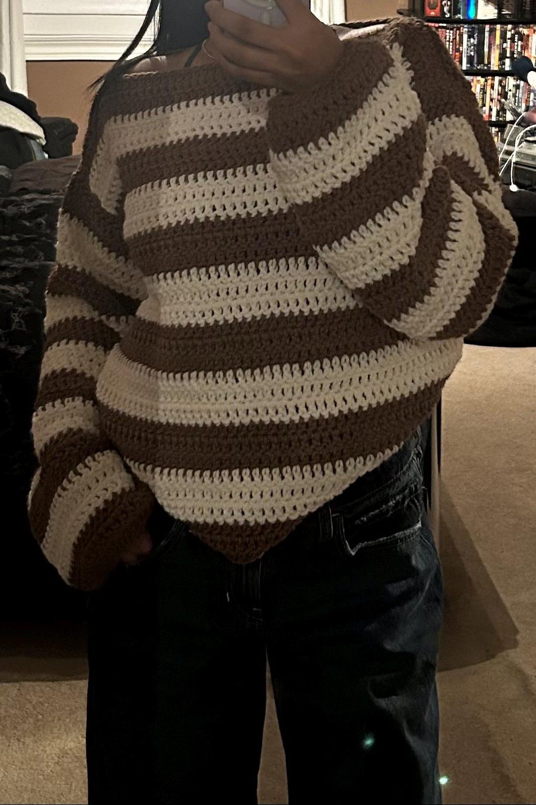 Beginner Striped Crochet Sweater Pattern - Etsy