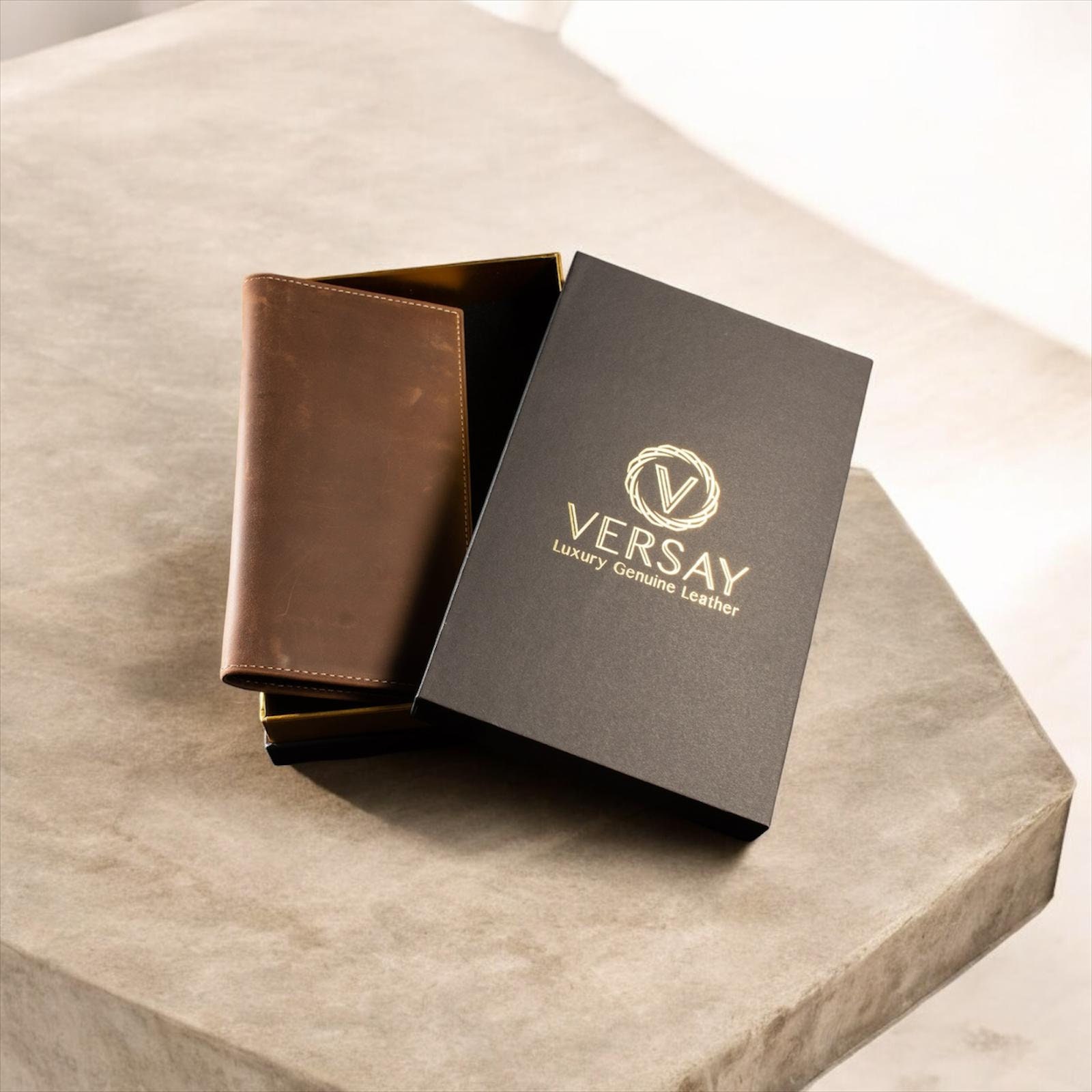 Personalized Checkbook Cover, Special Gift W103, Genuine Leather ...