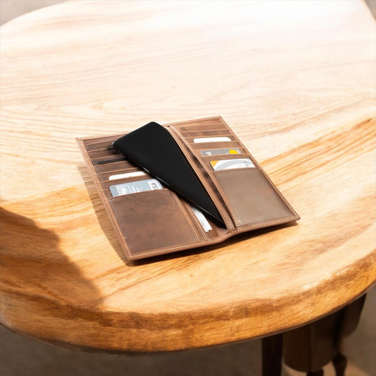 Personalized Checkbook Cover, Special Gift W103, Genuine Leather ...