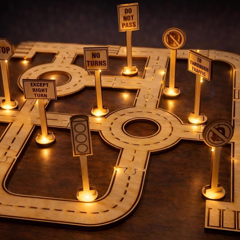 Traffic Signs Wooden - Etsy UK