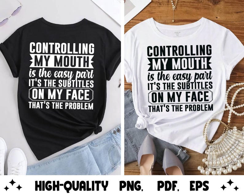 Controlling My Mouth is the Easy Part It's the Subtitles on My Face ...
