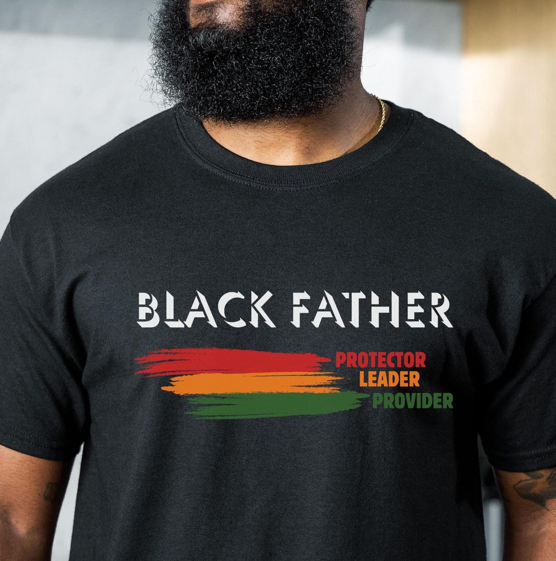 Black Father T-shirt, African American Dad Shirt, Father's Day Gift ...