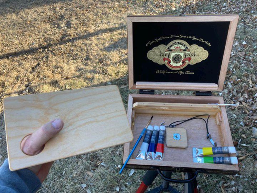 Pochade Field Box Made From Repurposed Cigar Box #51 - Etsy