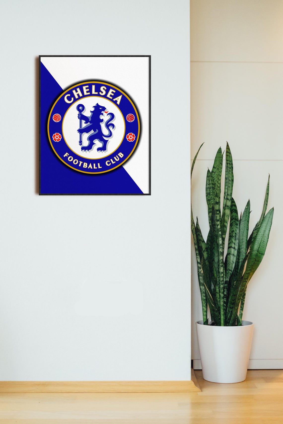 Chelsea FC Logo Poster | Minimalist Football Wall Art - Etsy UK