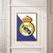 Real Madrid Logo Poster | Minimalist Football Wall Art - Etsy