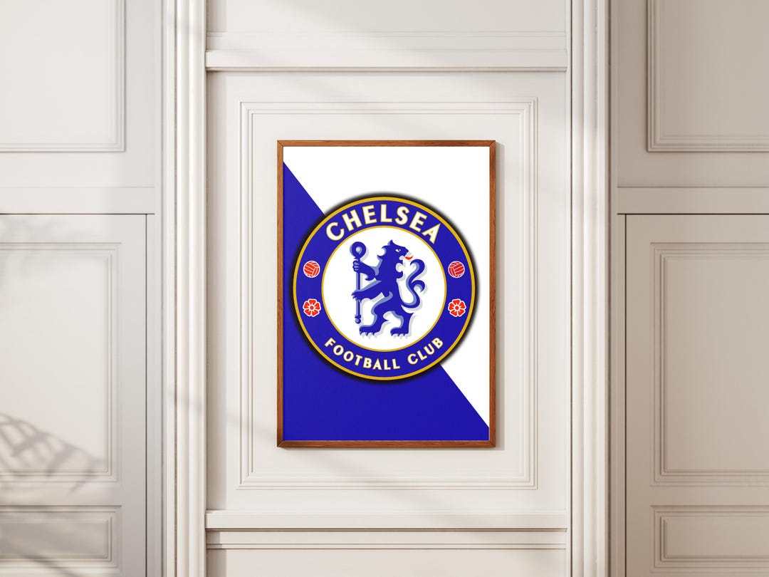 Chelsea FC Logo Poster | Minimalist Football Wall Art - Etsy UK