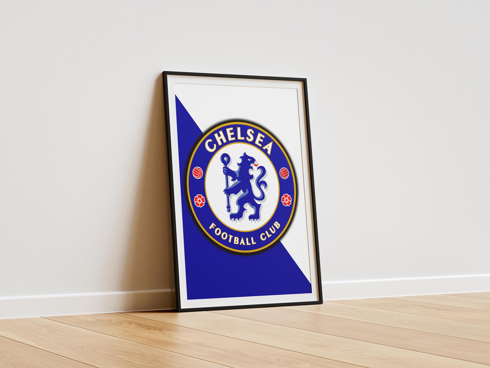 Chelsea FC Logo Poster | Minimalist Football Wall Art - Etsy UK