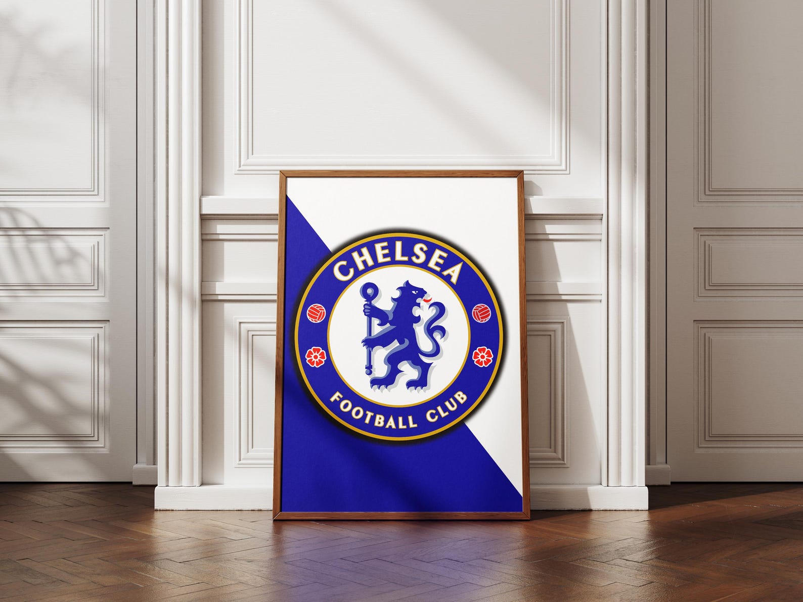 Chelsea FC Logo Poster | Minimalist Football Wall Art - Etsy UK