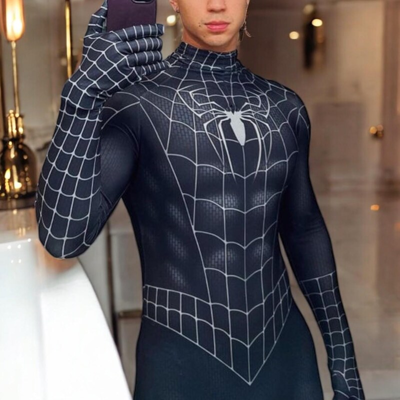 Siyah spider man body - Etsy.de