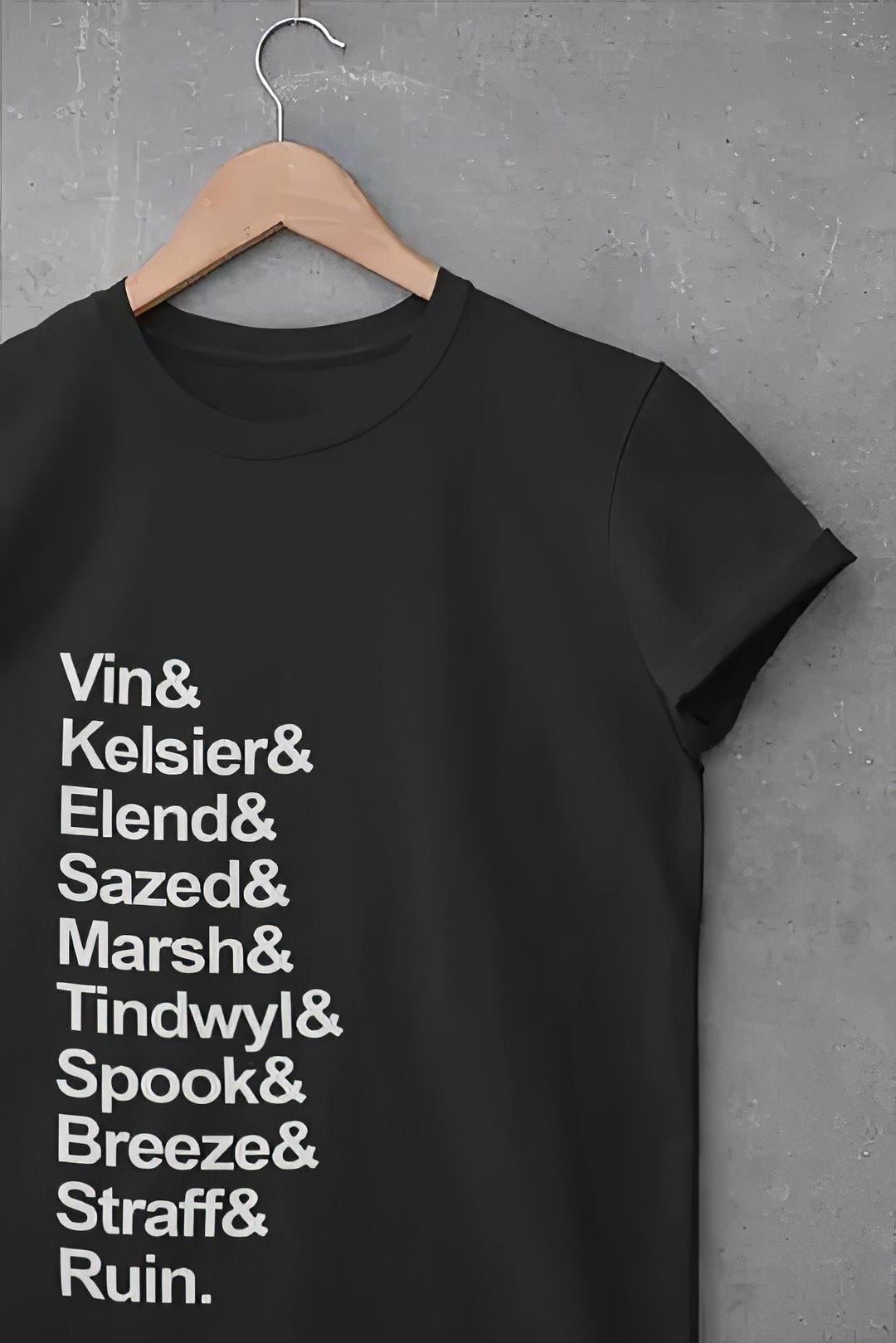 List of Mistborn Characters T-shirt Perfect Fantasy Cosmere Fan Gift ...