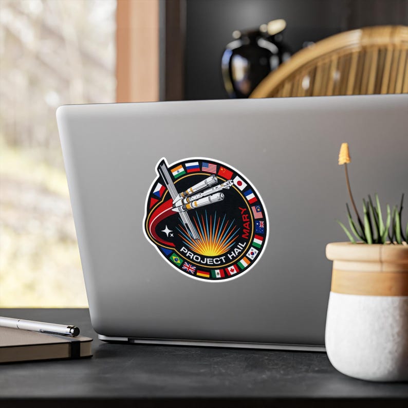 Project Hail Mary Mission Logo Stickers Sci-fi Vinyl Decals for Space ...