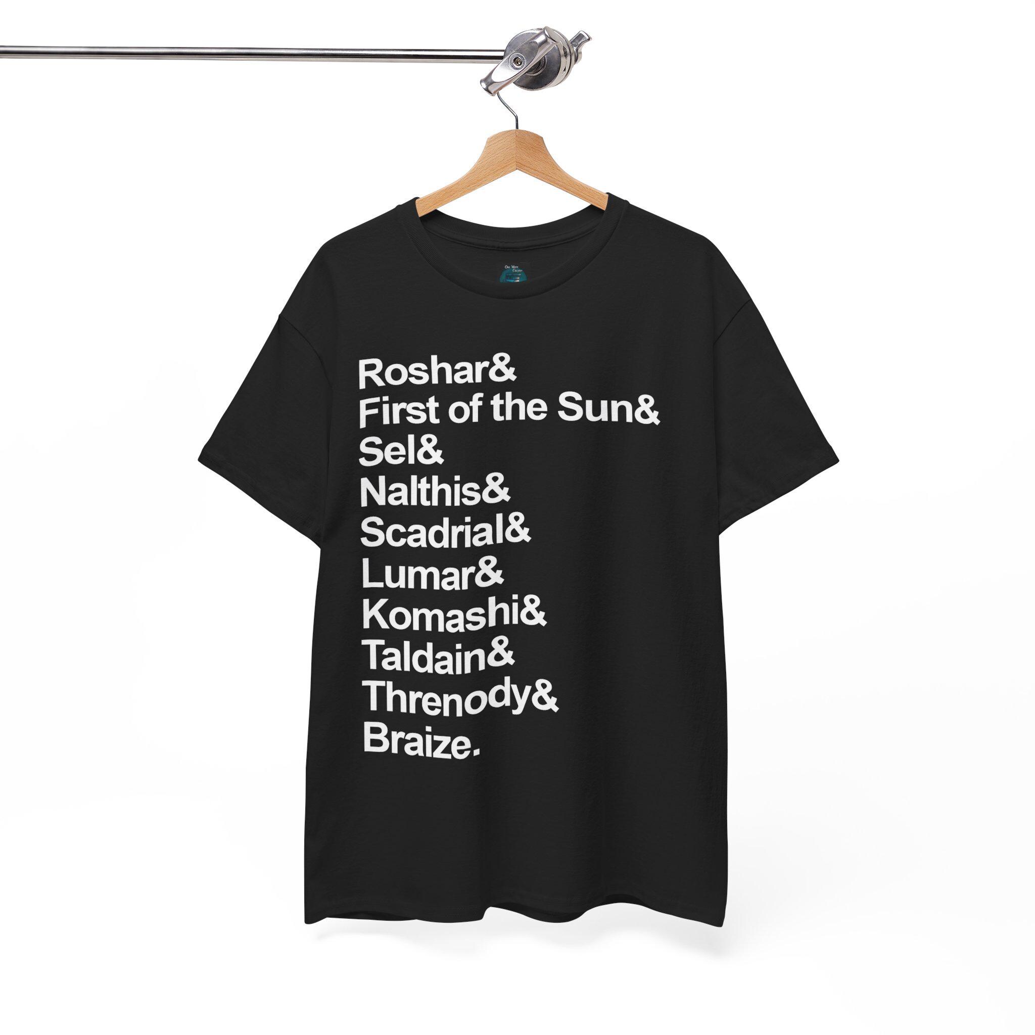Cosmere Planets Fantasy Shirt Unisex Booktok Tee Magical Fan Gift ...