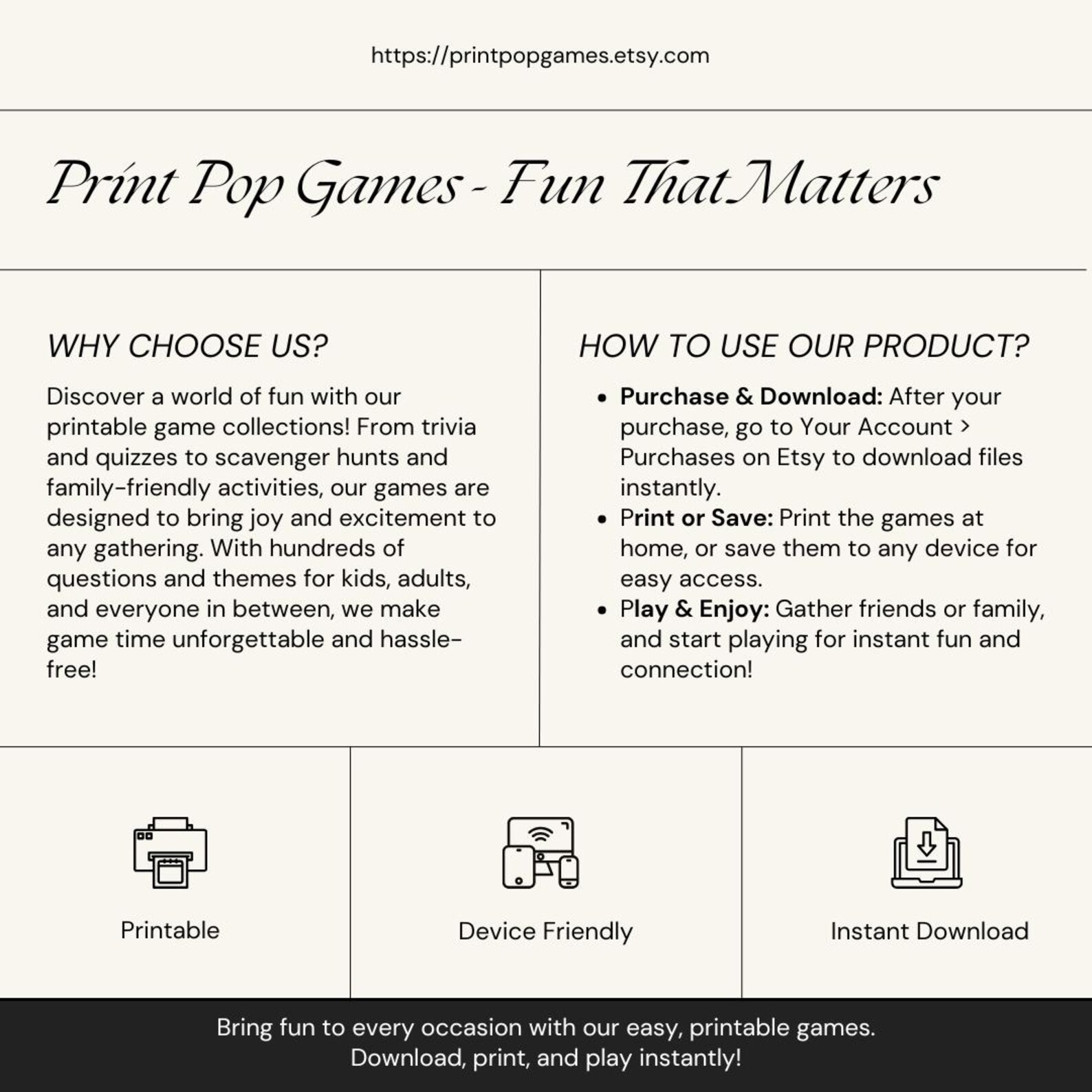 Printable Charades Cards: 200 Fun Prompts for Family Game Night (PDF ...