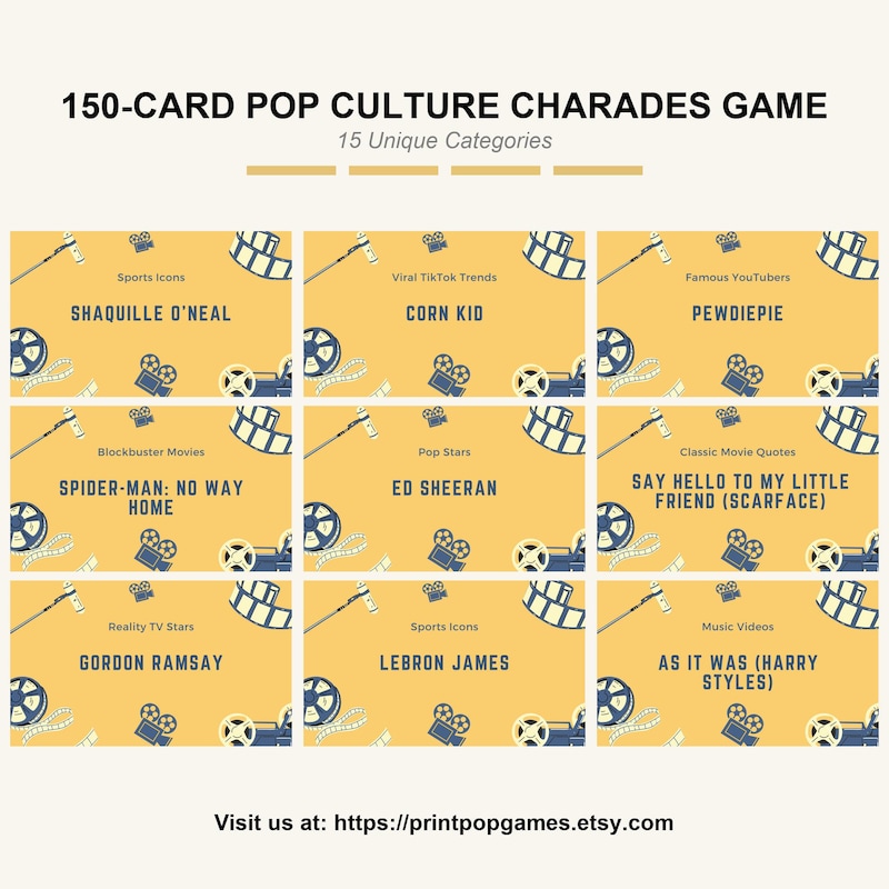 Pop Culture Card - Etsy