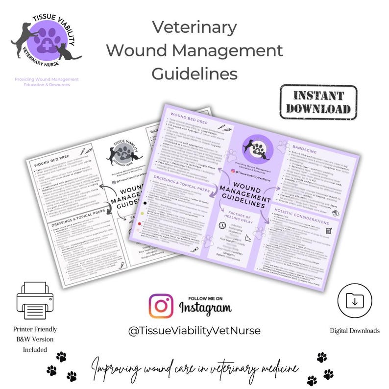 Veterinary Wound Management Guidelines - Etsy