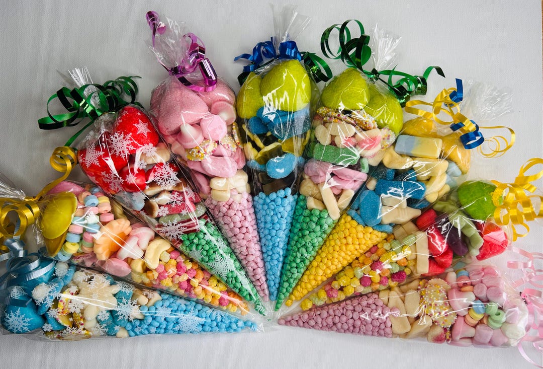 Large Sweet Cones Assorted Sweet Cones Pre Filled Sweet Cones ...