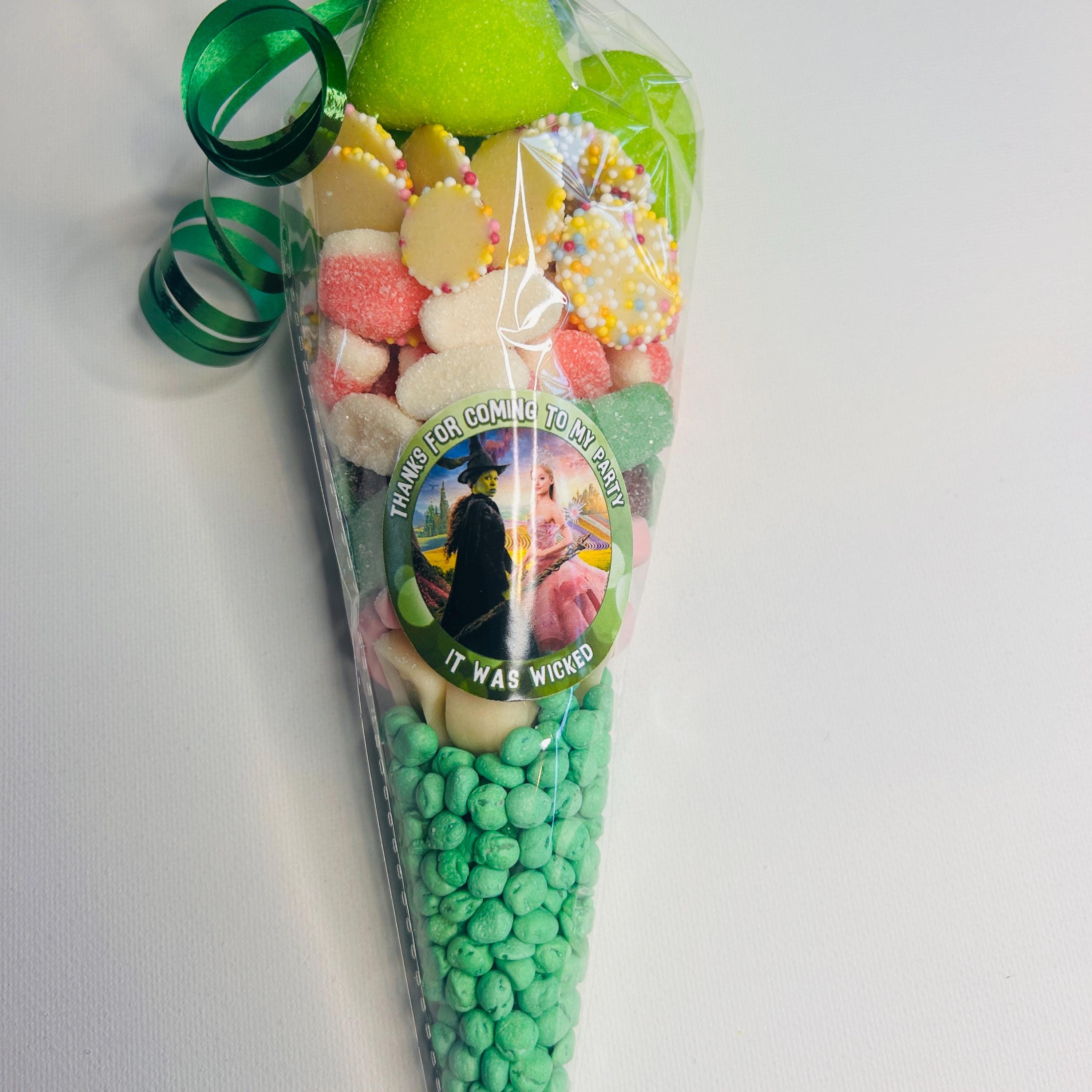 WICKED Sweet Cones | Elphaba & Glinda Party Favours - Etsy UK