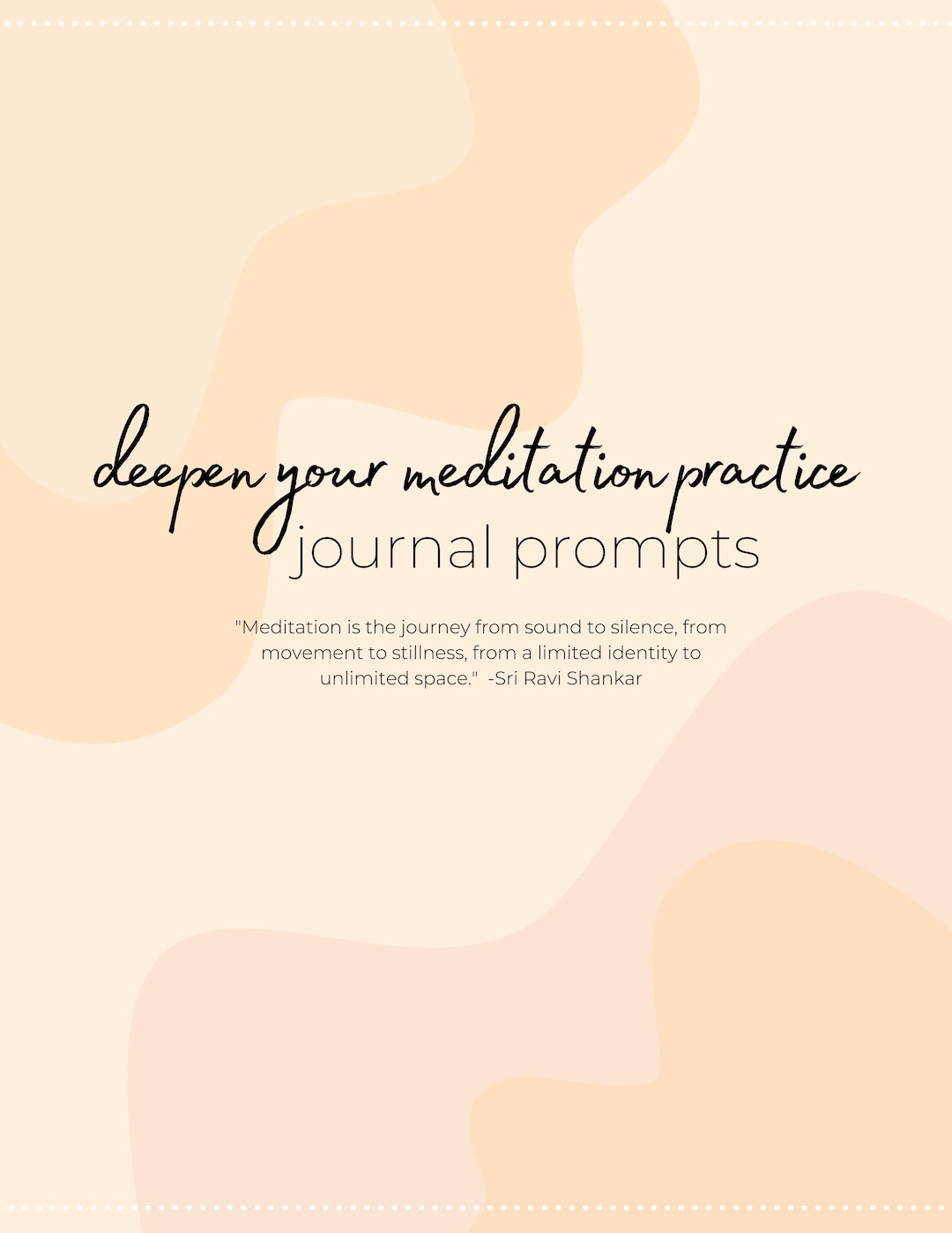 Guided Meditation Journal Prompts: Mindfulness Worksheet Bundle ...