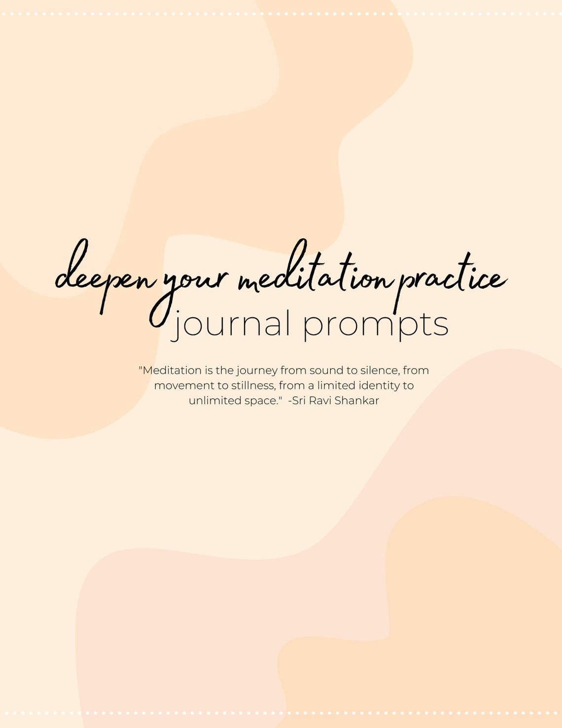 Guided Meditation Journal Prompts: Mindfulness Worksheet Bundle ...