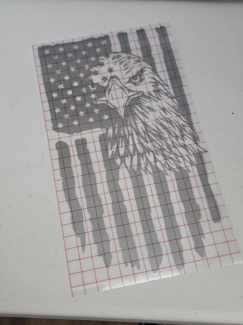 American Flag Bald Eagle Decal Sticker for Trucks, Cars, Boats, Campers ...