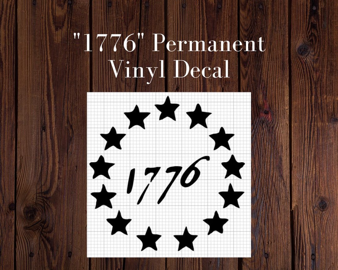 1776 Betsy Ross Decal Sticker, Truck Decals for Men or Women, Patriotic ...