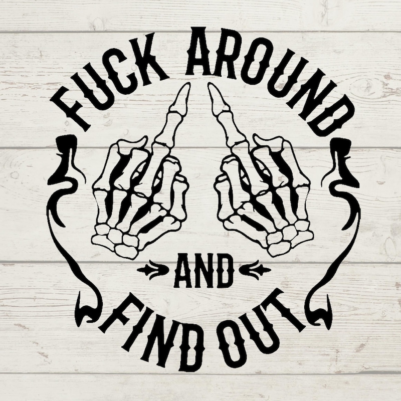 Middle Finger Decal - Etsy
