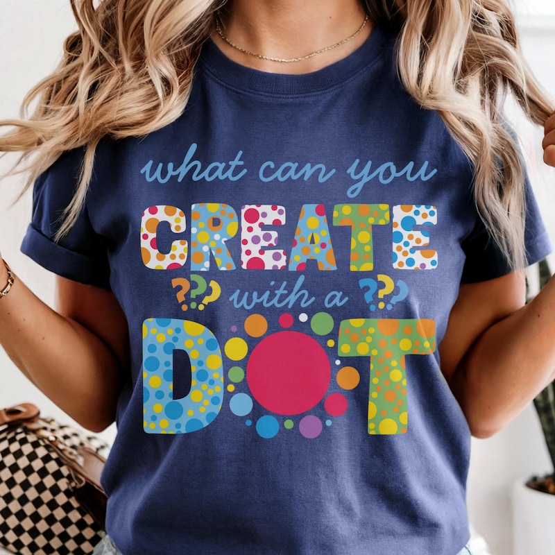 T With a Dot on Top - Etsy