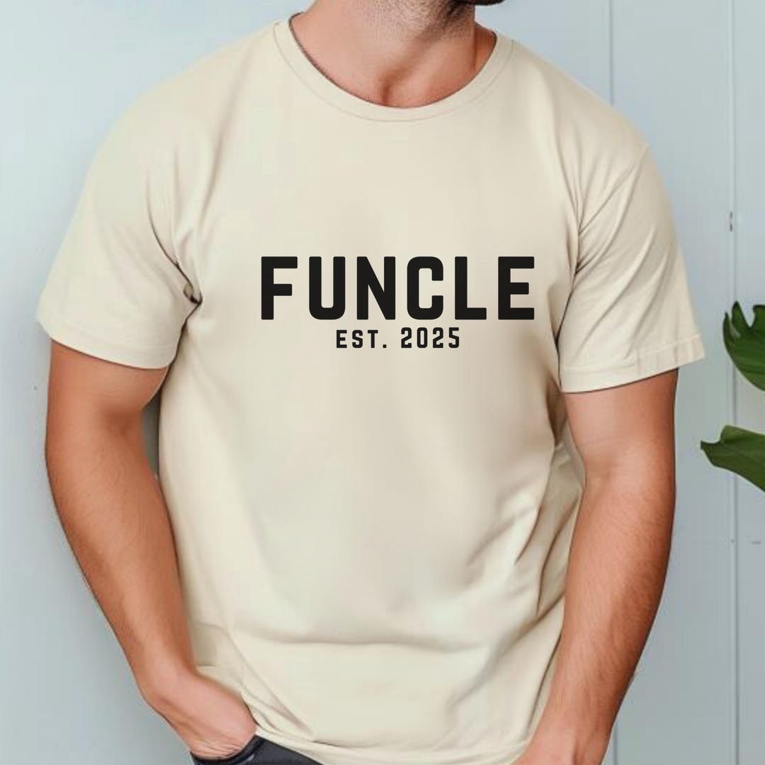 Funcle T-shirt: Pregnancy Announcement Gift for Uncle - Etsy