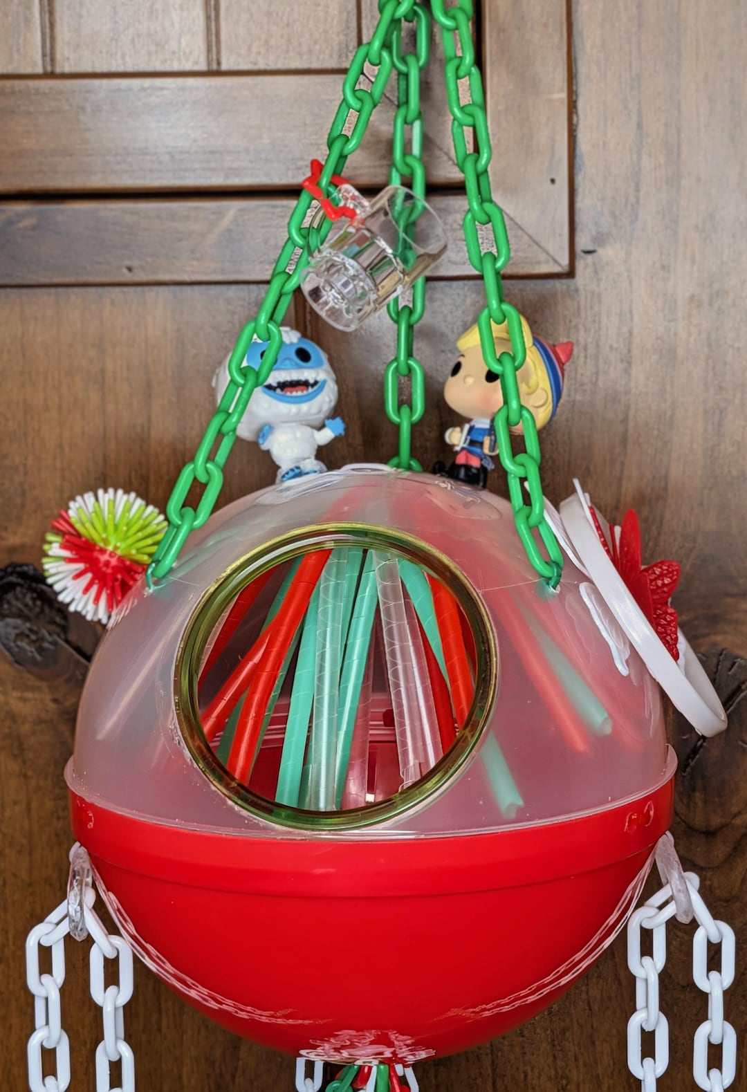 Winter Wonderland Sugar Glider Toy – Hideaway Ball With Foraging Fun - Etsy
