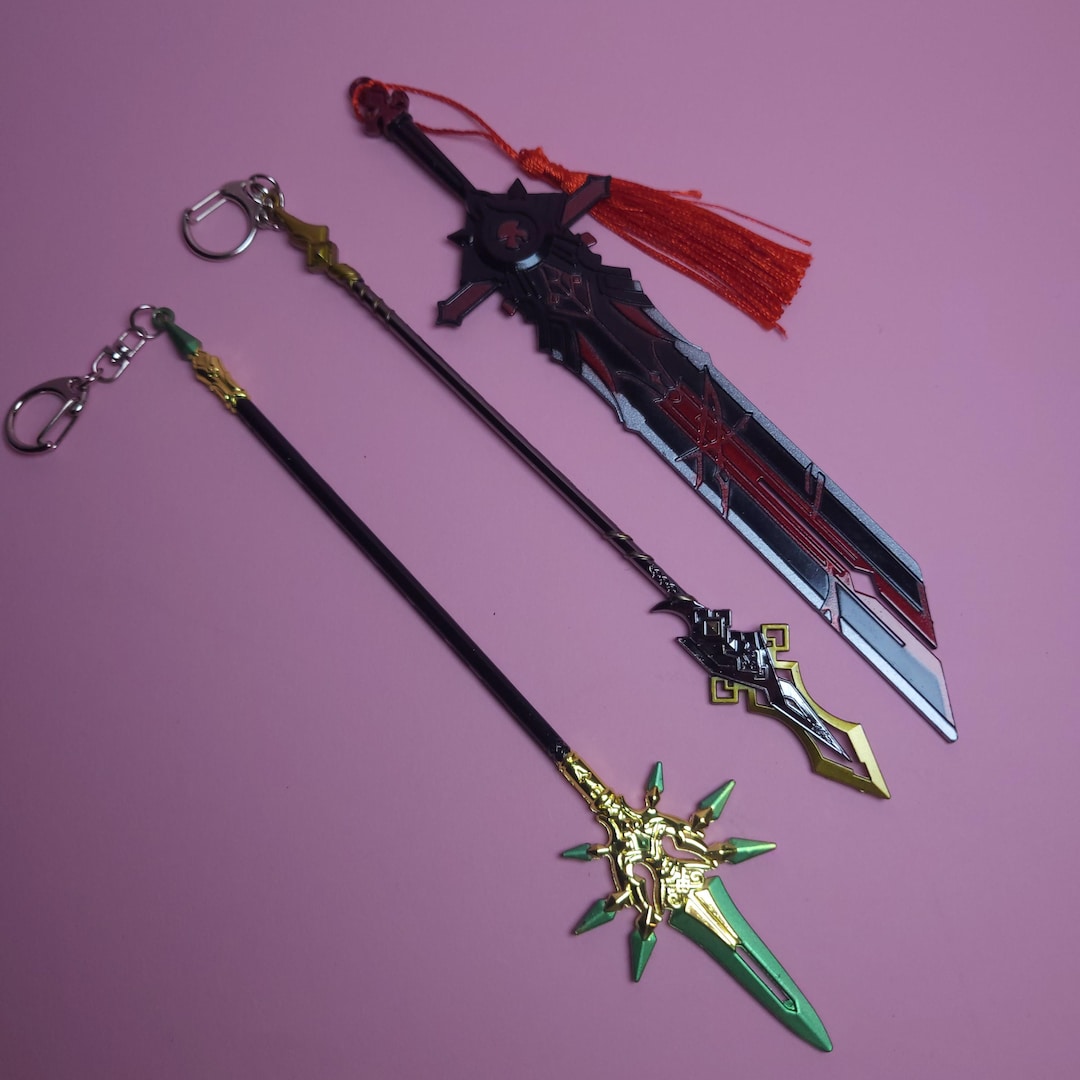 Enchanting Genshin, Genshin Impact Weapon, Primordial Jade Winged-spear ...