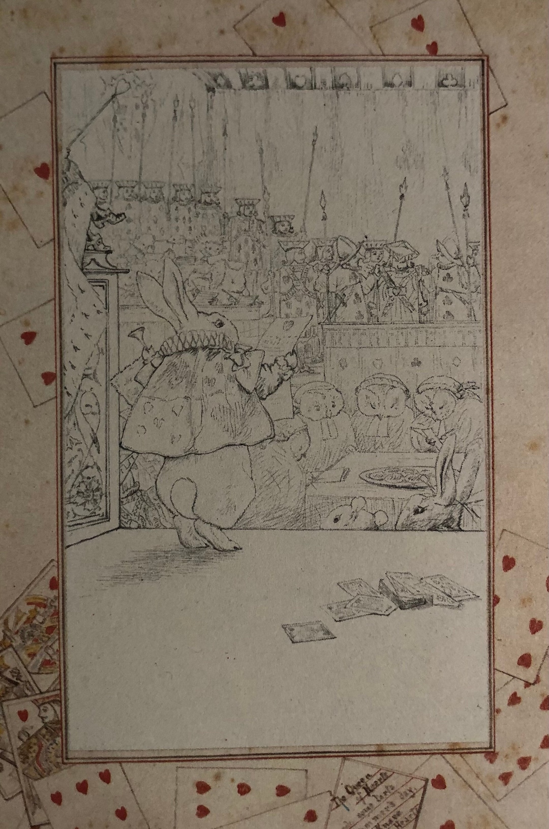 Beatrix Potter Alice in Wonderland | Trial of the Knave of Hearts ...