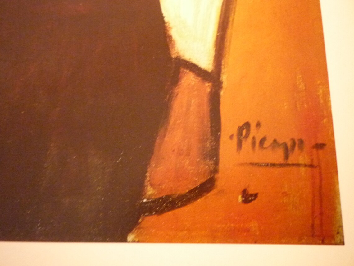 Picasso Portrait of Pedro Manach Vintage Poster 1980 Edition - Etsy
