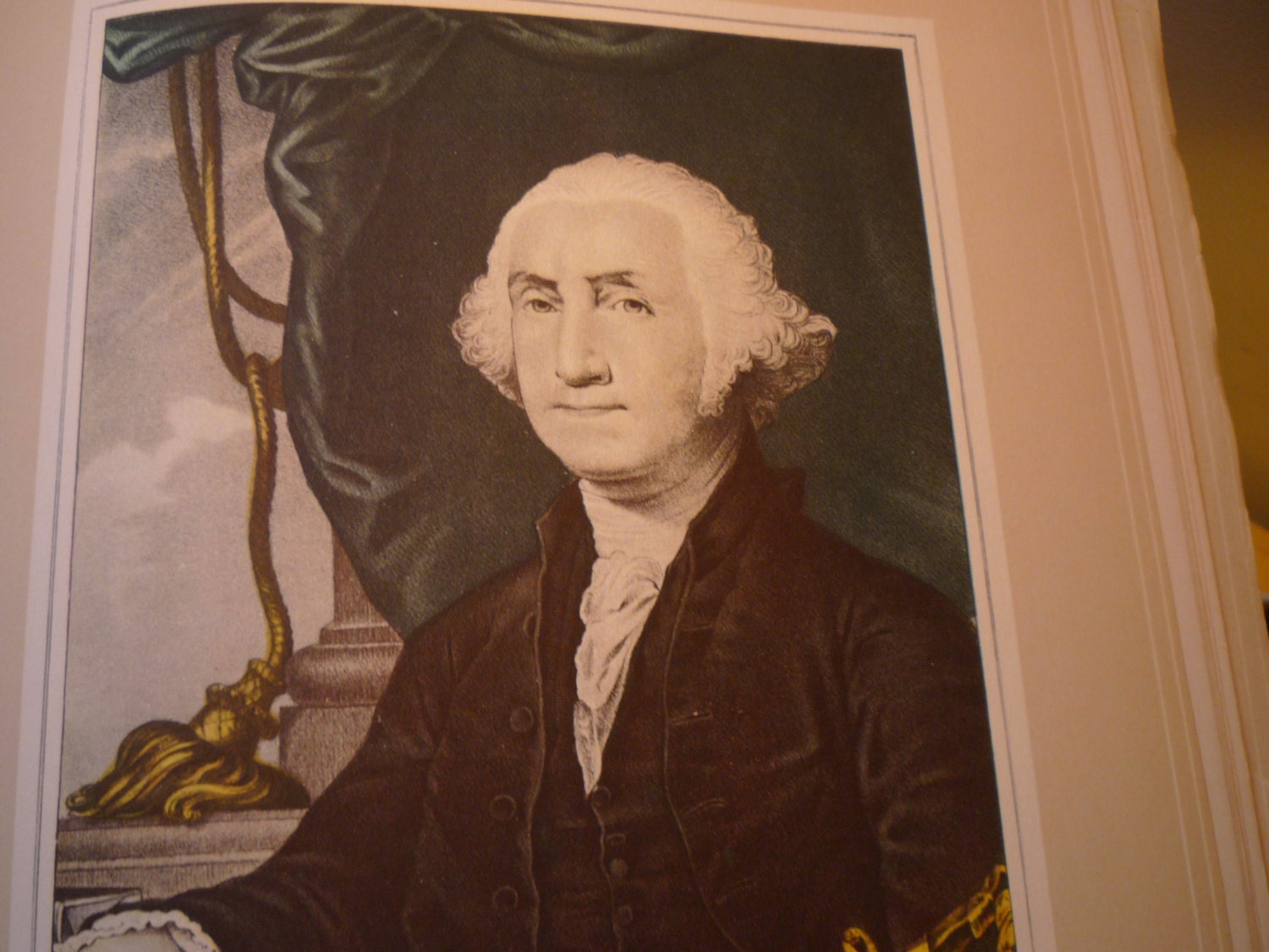 George Washington - Currier and Ives - Fine Art Print - - Etsy