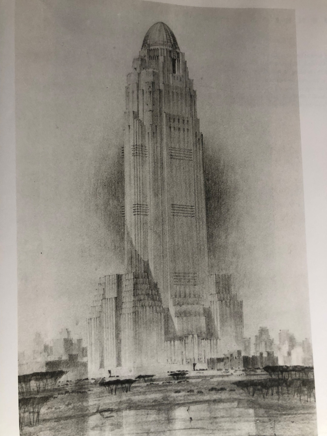 Eli Jacques Kahn New York Skyscraper | Tiny Print | Gift for Architect | Imposing City Giant ...
