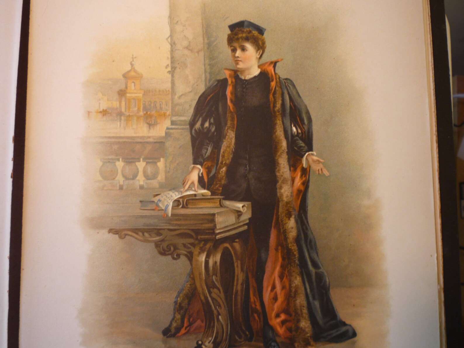Shakespeare Portia - Merchant of Venice - 1891 Chromolithograph ...