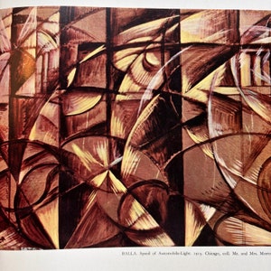 Balla, Speed of Automobile Light | Original Published Lithograph 1961 ...