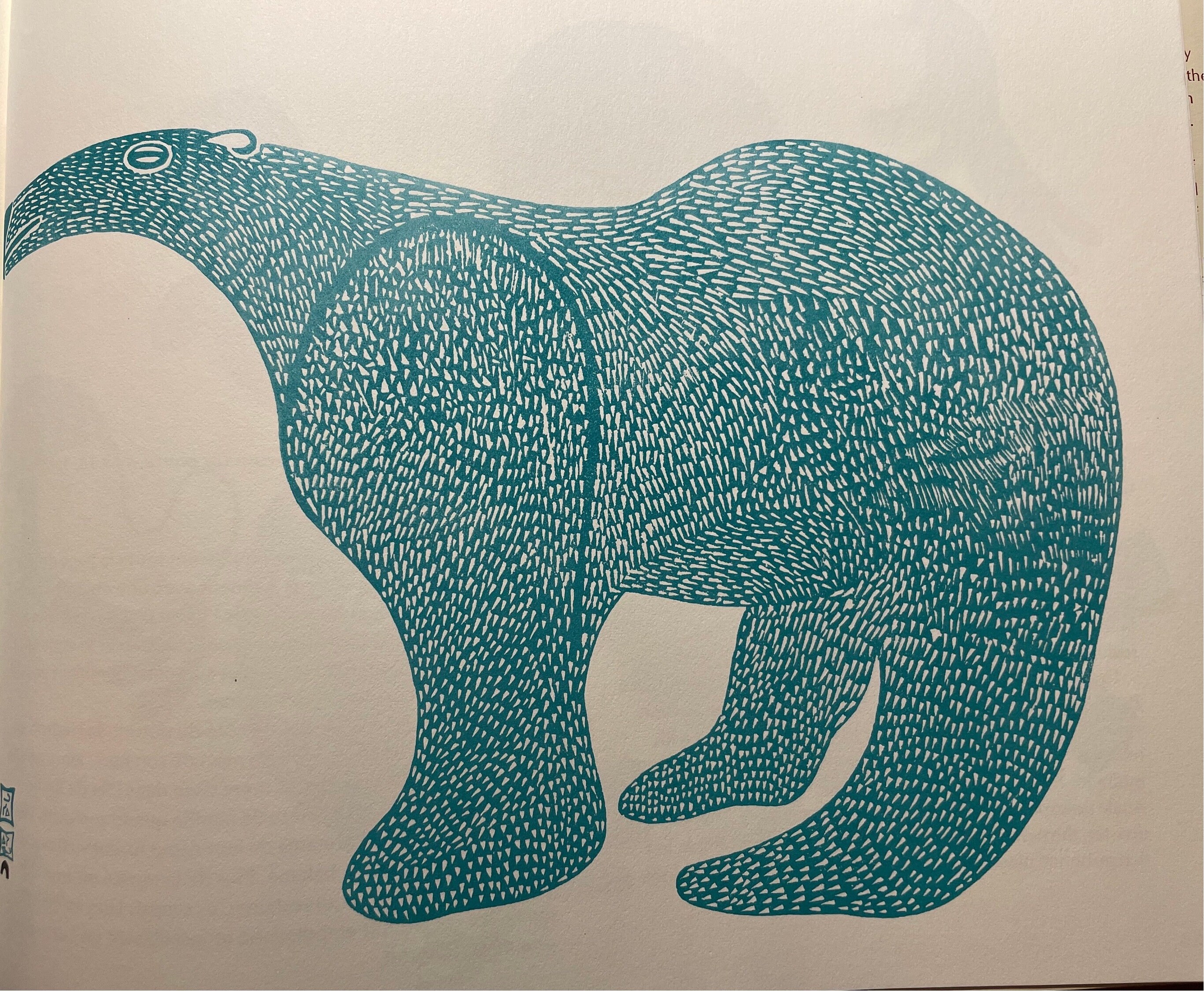 Inuit Art | Large Polar Bear by Lucy Qinnuayuak Signed in Plate | Stone ...