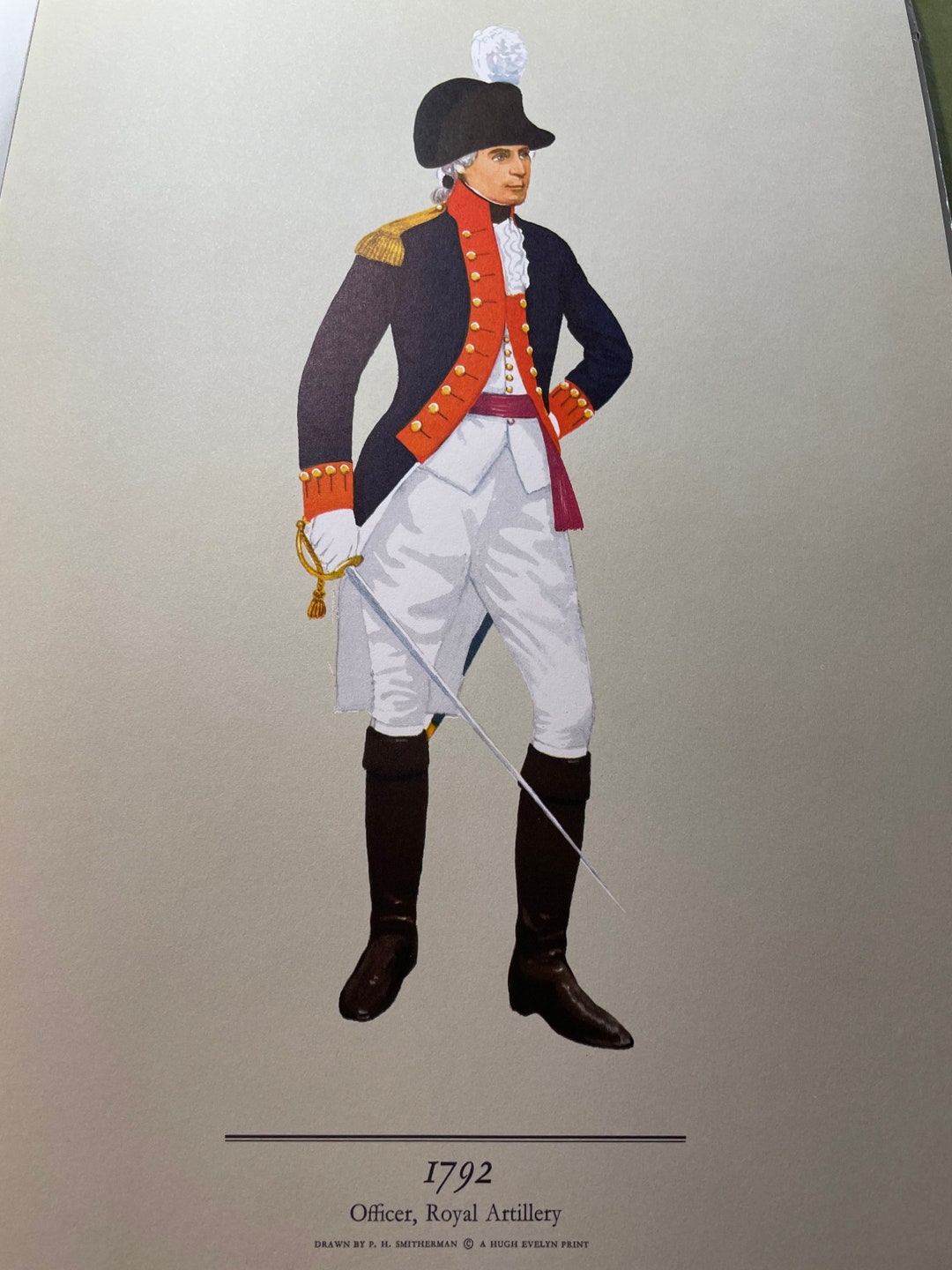 Officer British Royal Artilery Uniforms From 1792. by P H Smitherton 15 ...