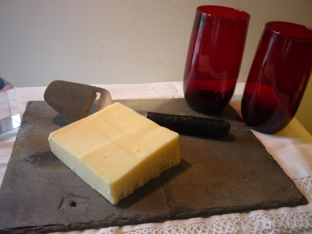 Slate Cheese Tray - Serving Platter - Trivet - Repurposed Slate ...