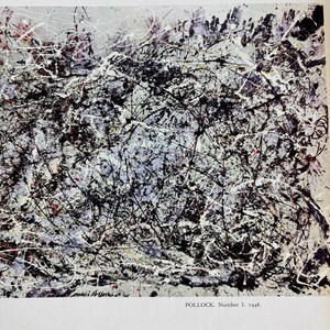 Jackson Pollock, Number 1 | Original Published Lithograph 1961 Abstract ...