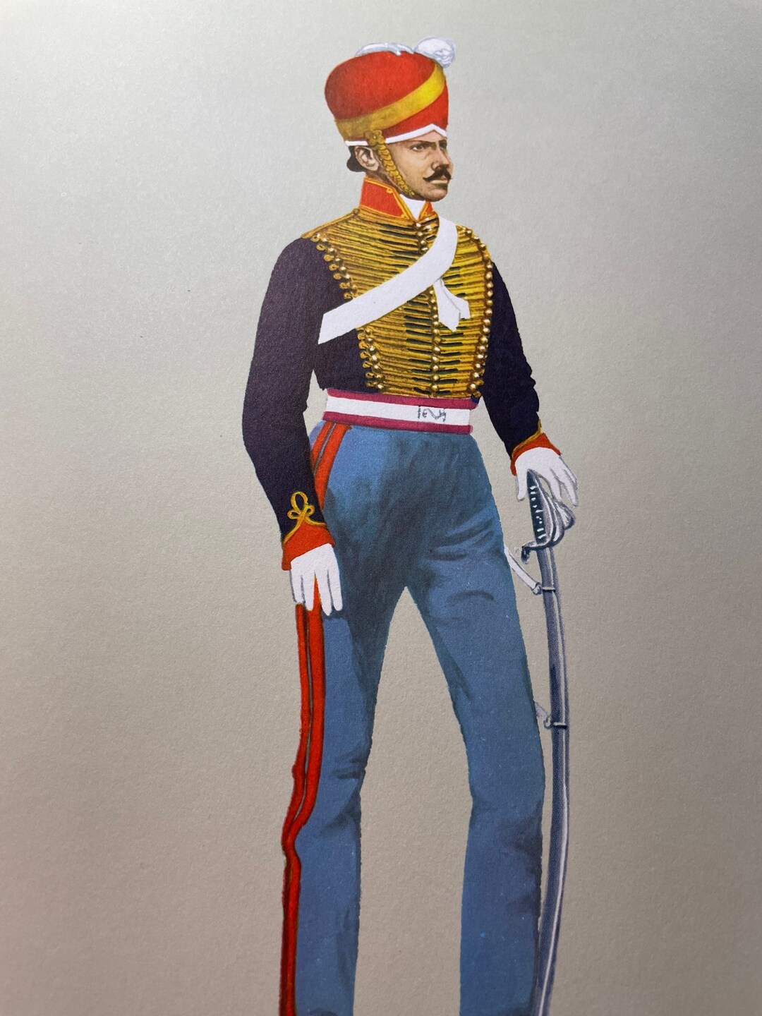 Jemadar Madras Horse Royal Artillery 1847 British Uniforms. by P H ...